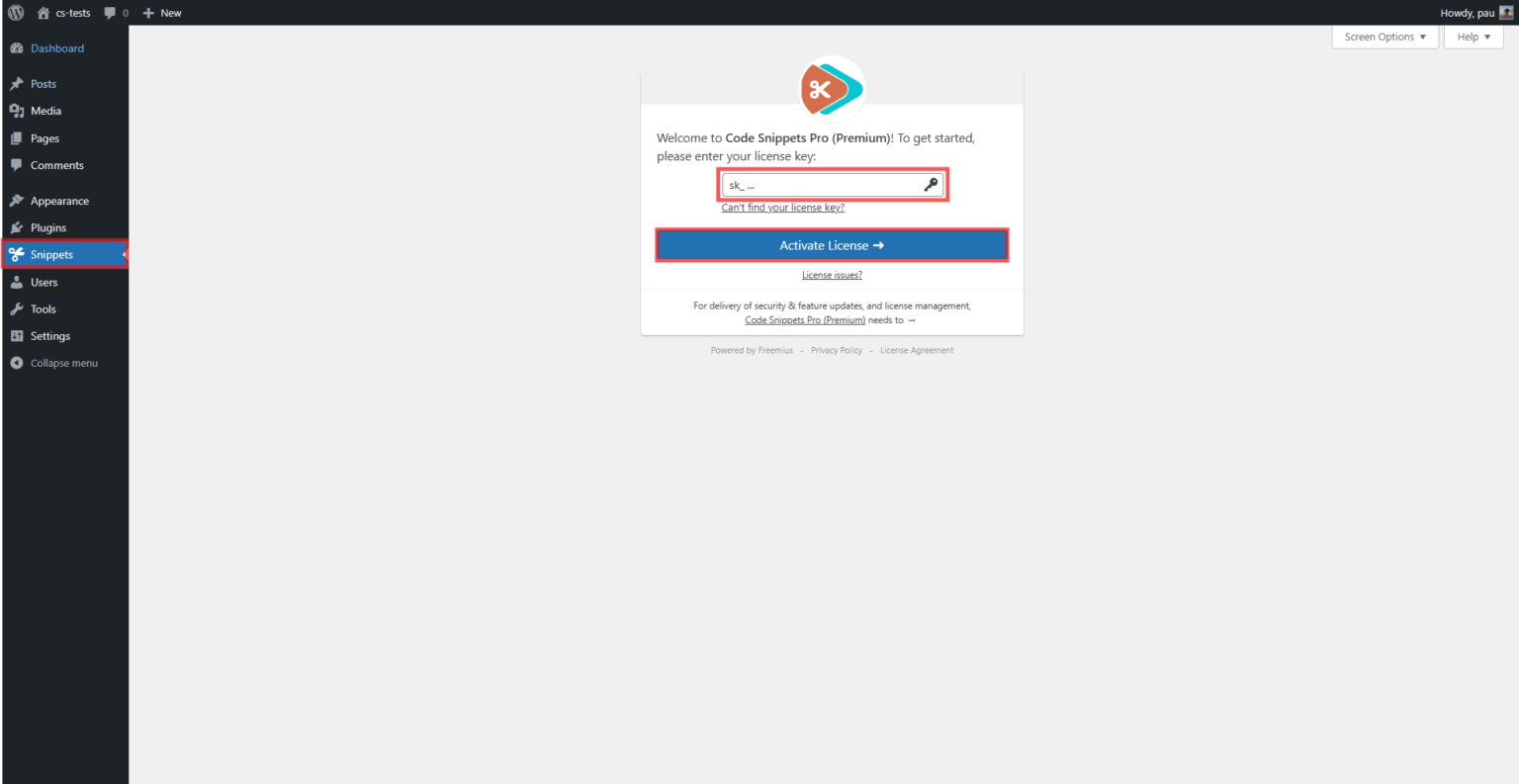 How to Install Code Snippets Pro After Purchase - Code Snippets